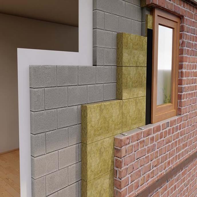 Rockwool Full Fill Mineral Wool Cavity Insulation Batts (All Sizes ...